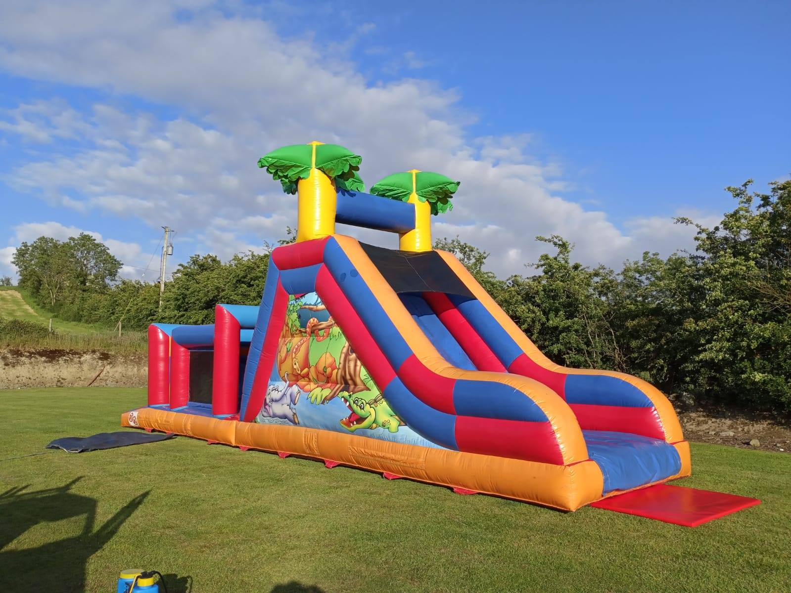 Jungle Themed Obstacle Course - Andys Castles
